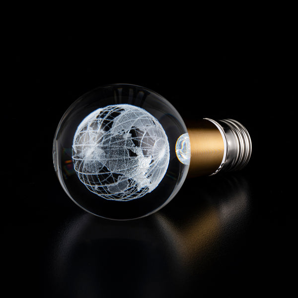 ATLAS GLOBE Crystal LED Light Bulb – CarroUSA.com