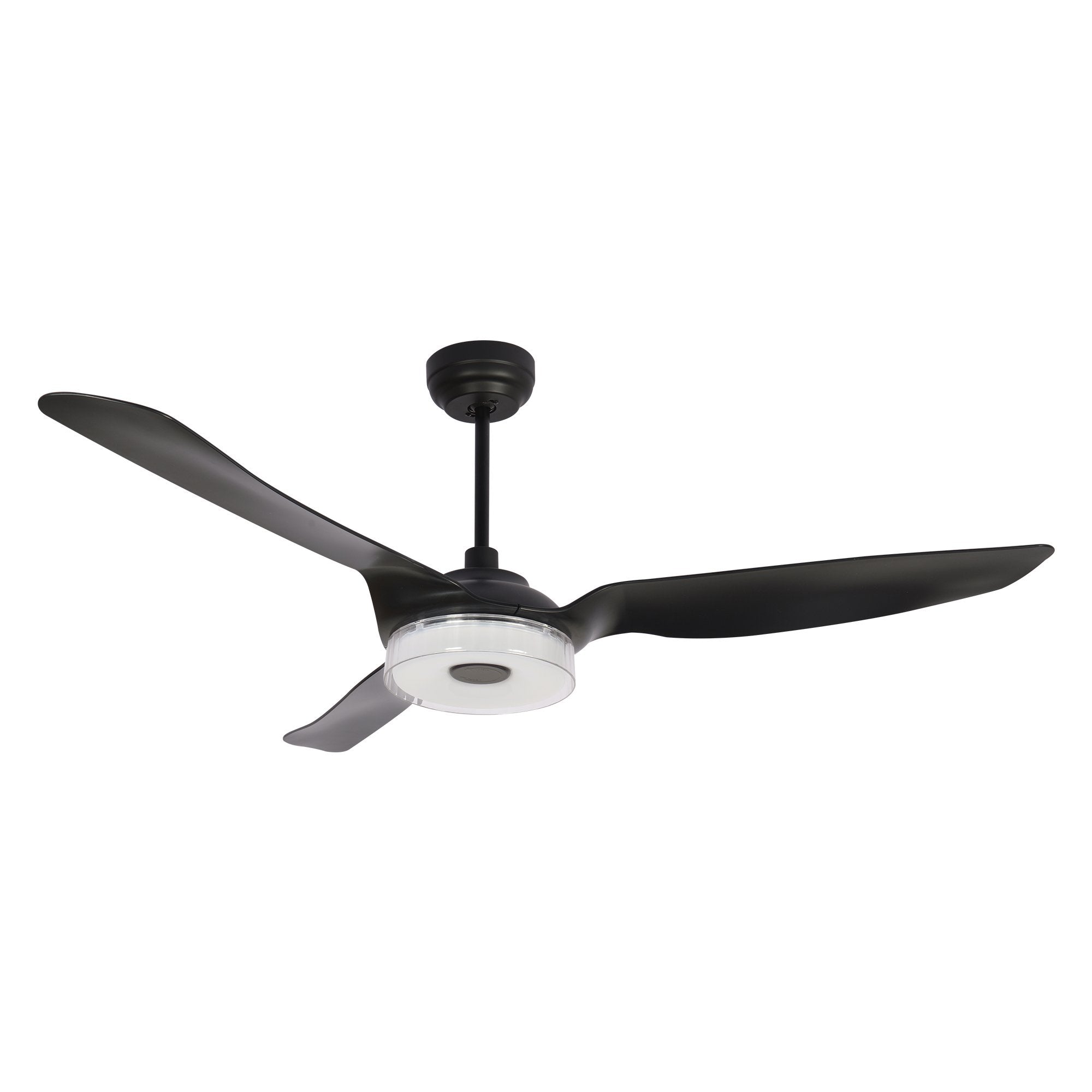 FLETCHER 60 inch 3-Blade Smart Ceiling Fan with LED Light & Remote ...