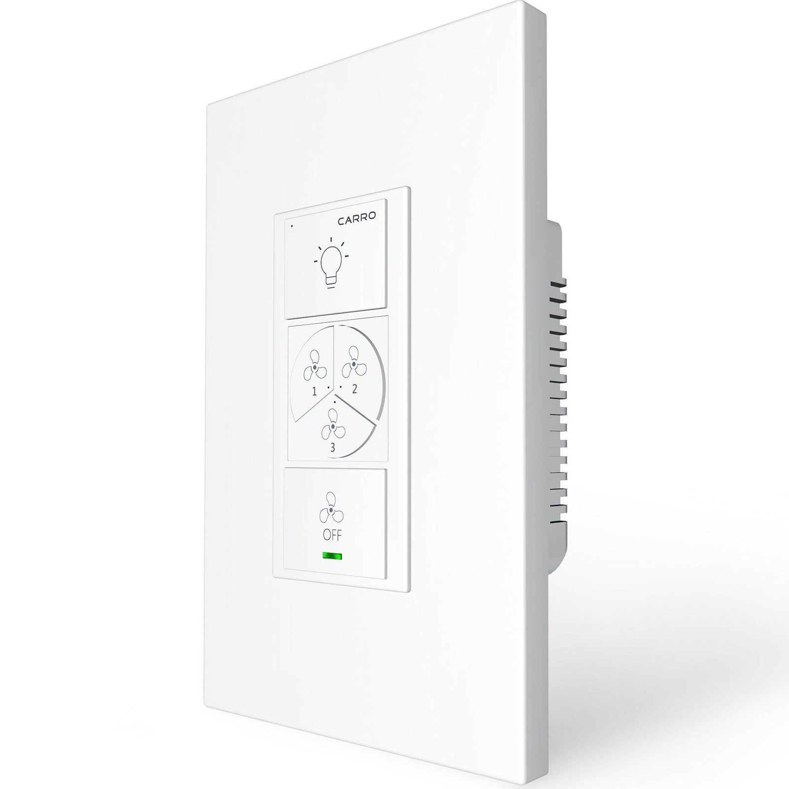 Pilot Smart Wall Switch For Ceiling Fans(2-Gang), Works with Amazon Al